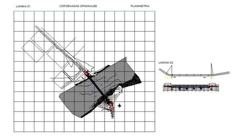 Area Site Plan Detail 2d View Layout Autocad File