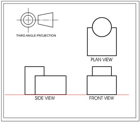 3rd Angle Orthographic Projection