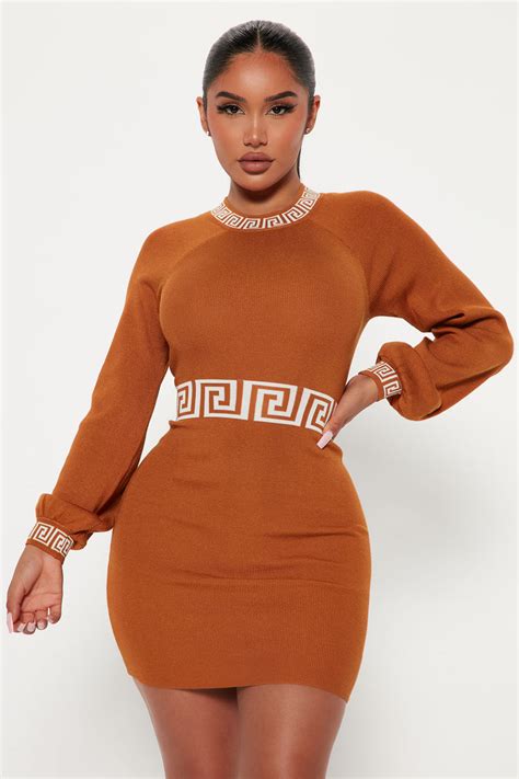 Like You Mean It Mini Dress Mustard Combo Fashion Nova Dresses