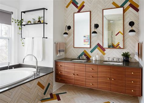 Simple Diy Bathroom Backsplash Twigandthistle