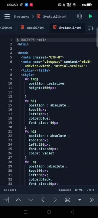 Sharon Pallavi Matada On Linkedin A Webpage Using Html
