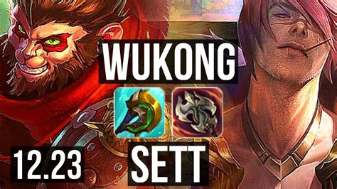 WUKONG Vs SETT TOP 1 2M Mastery 400 Games 4 1 2 EUW Diamond