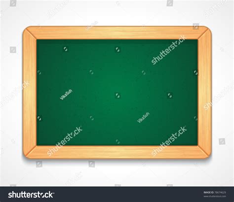 Green Class Board Vector Background Eps Stock Vector 78674629