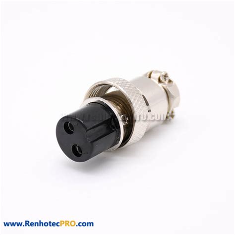 Gx16 Connector 2 Pin Straight Standard Type Female Pulg To Male Socket