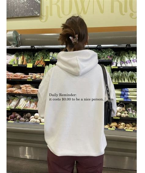 Daily Reminder Hoodie Sweatshirt Minimalist Minimalism Trendy