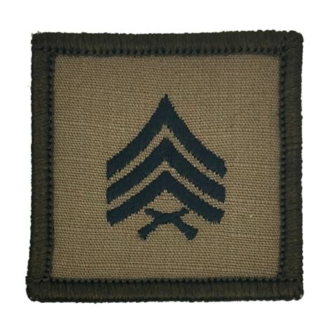 Usmc Rank Insignia 2x2 Patch