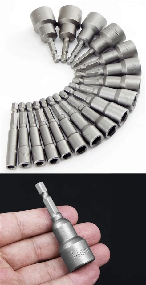 Broppe 6 35mm Hex Socket Strong Magnetic Sleeve Screwdriver Hand
