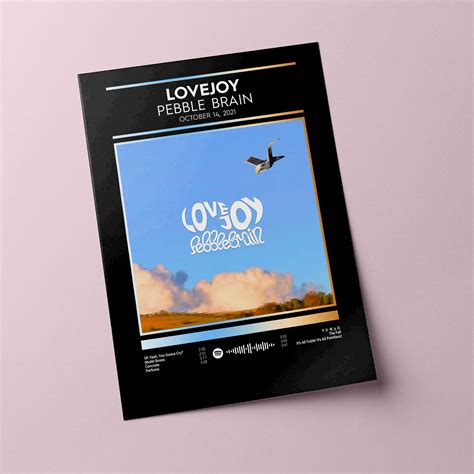 Lovejoy Poster Pebble Brain Poster Lovejoy Album Cover Prints Etsy