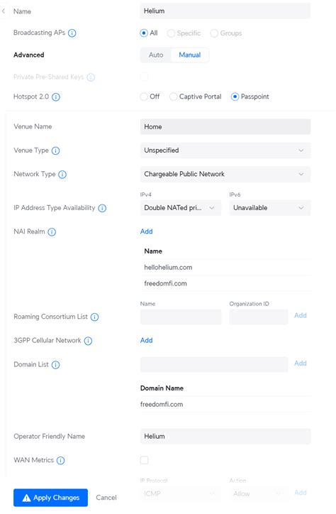 Ubiquiti Conversion Guide Helium Documentation