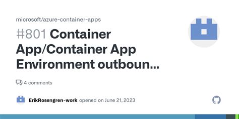 Container Appcontainer App Environment Outbound Ip Limitations · Issue