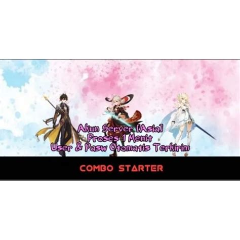 Jual Akun Kaedehara Kazuha Zhongli And Lumine Starter Asia Shopee