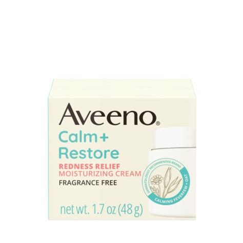 Aveeno Calm Restore Redness Relief Moisturizing Cream 17 Oz Frys