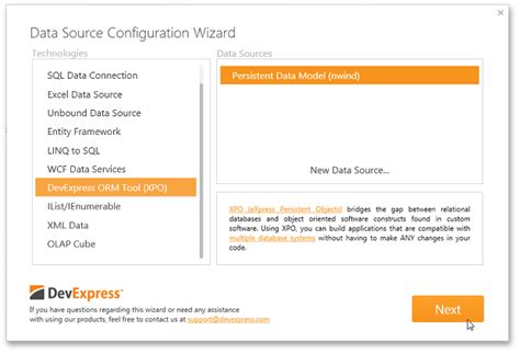 Xpo Data Source Winforms Controls Devexpress Documentation