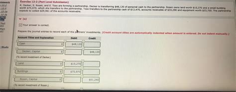 exercise 12 2 part level submission k decker s