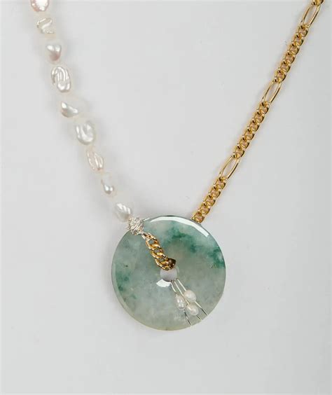 Неодинаковые речной жемчуг Ожерелье Подвеска для женщин натуральный камень ожерелья ювелирные