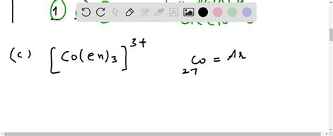 Solved Energyorbital For The Cobalt Ion Co 3 A Fillin The Energy Orbital Diagram With