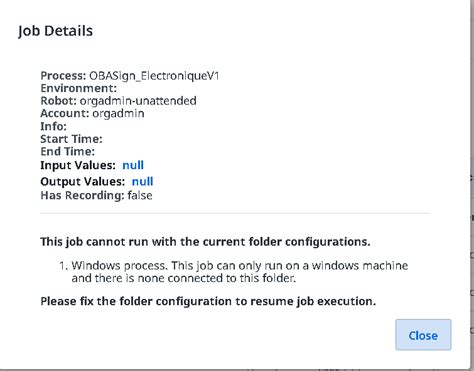 Error While Starting A Process Orchestrator UiPath Community Forum