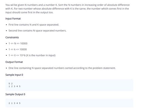 Solved You Wil Be Given N Numbers And A Number K Sort The N