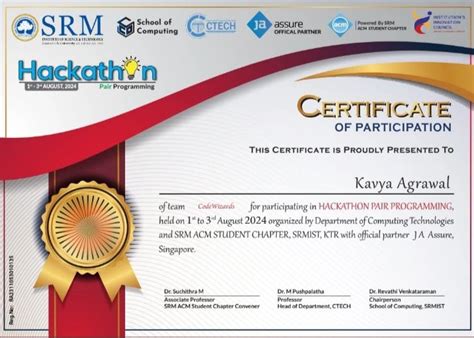 Kavya Agrawal On Linkedin Hackathon Pairprogramming Internship