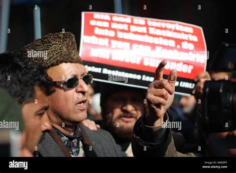 Srinagar Kashmir India 19th Jan 2018 Jklf Chief Yasin Malik