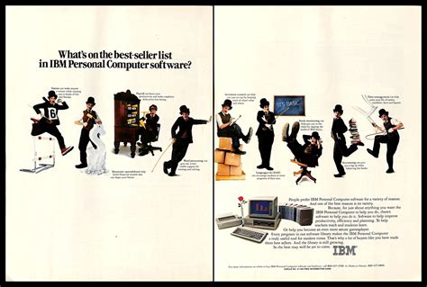 1984 Ibm Personal Computer Software Vintage Print Ad Electronics