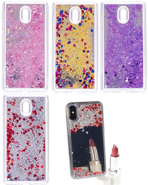 Mirror Water Liquid Phone Case For Nokia 3 6 8 Luxury Sparkle