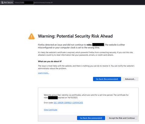 Intune Ndes Ssl Cert Expired Despite Being Replaced Rintune