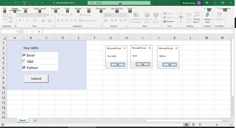 Activex Controls Check Box In Excel Vba Officeinsideorg