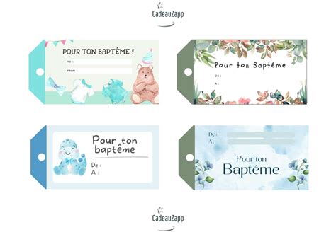 Carte Invitation Baptême Gratuite 2025 Cadeauzapp