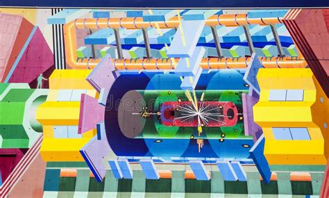 Particle Accelerator At CERN Editorial Stock Image Image Of Aluminum Crystall 49007169