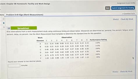solved ment chapter 08 homework facility and work design
