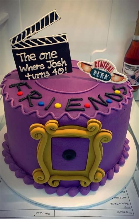 Friends Tv Show 40th Birthday Cake Adrienne And Co Bakery Friends