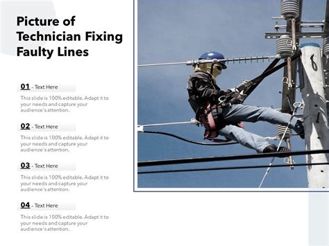 Picture Of Technician Fixing Faulty Lines Ppt PowerPoint Presentation Model Slide PDF