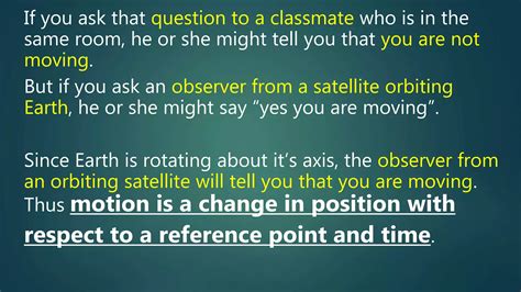 Motion Scalar And Vector Pptx Physics Science