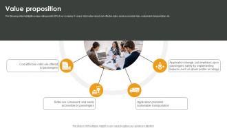 Value Proposition Passenger Sharing Service Elevator Pitch Deck PPT Example