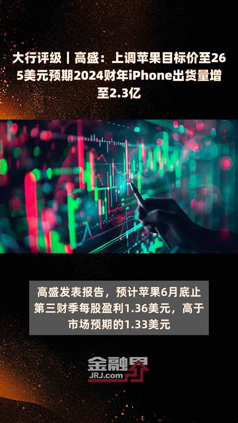 大行评级｜高盛：上调苹果目标价至265美元预期2024财年iphone出货量增至23亿 快报凤凰网视频凤凰网