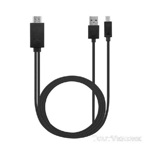 Cable Usb C Micro Usb Vers Hdmi 4k Adaptateur Av En France Clasf