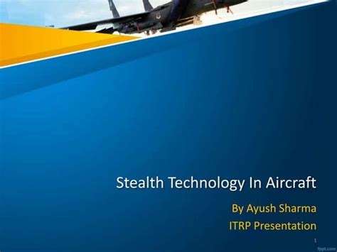 Stealth Tech Ppt