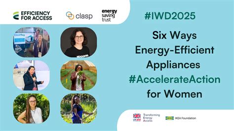 Six Ways Energy Efficient Appliances Accelerate Action For Women