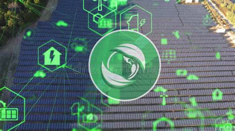 Solar Power Plant And Technology Concept Renewable Energy Smart Grid Stock Footage Video Of