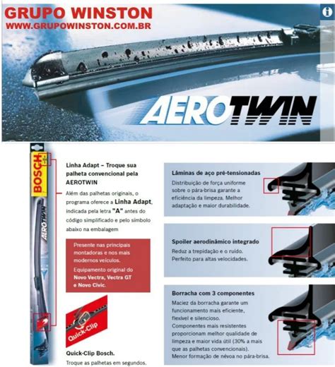 Palheta Limpador Bosch Ar17u 420mm 17 Polegadas Honda Toyota