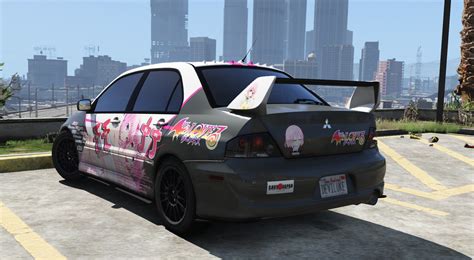 To Love Ru Deviluke Twins Mitsubishi Evo Ix Itasha Livery Gta5