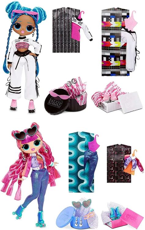 Lol Surprise Omg Roller Chick Chillax Fashion Doll 2 Pack Mga