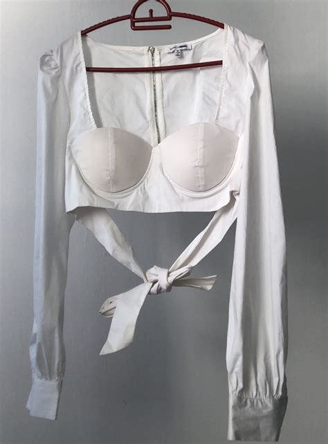 Fashion Nova Square Neck Sexy White Crop Top Womens Fashion Tops