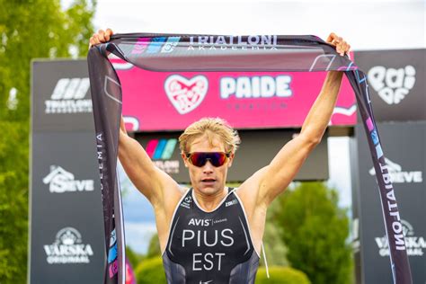 Paide Triatlonil Võidutsesid Rinel Pius Ja Anette Zukker Eesti Triatloni Liit
