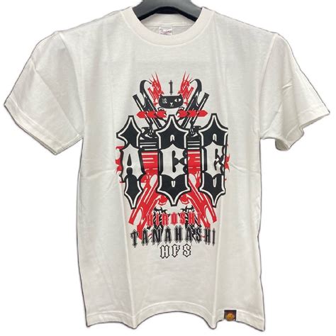 Yahooオークション 新日本プロレス 棚橋弘至 Ace Tシャツ ホワイト