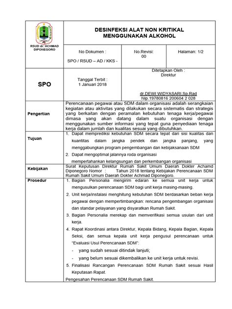 Format Sop 1 Pdf