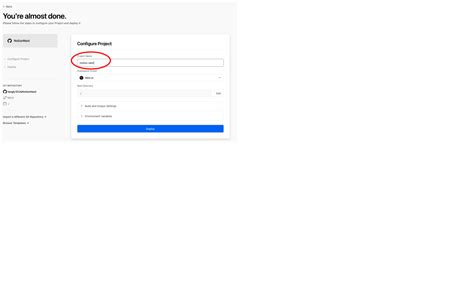 【部署问题】the Name Of A Project Can Only Contain Up To 100 Alphanumeric