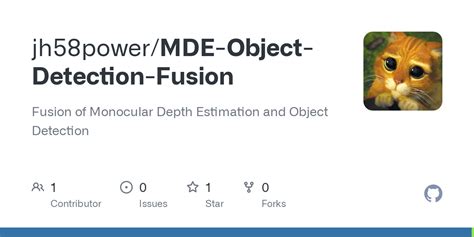 Github Jh58powermde Object Detection Fusion Fusion Of Monocular Depth Estimation And Object