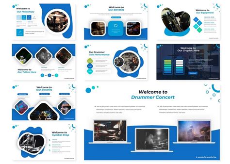 Drumbee Powerpoint Template Masterbundles
